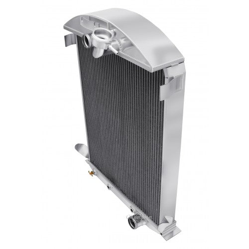 1930 - 1931 FORD MODEL A ALUMINUM RADIATOR - CHEVY V8 — Zipper Motors
