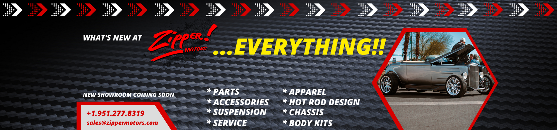 Zipper Motors! | Aftermarket Hot Rod Parts & Accessories